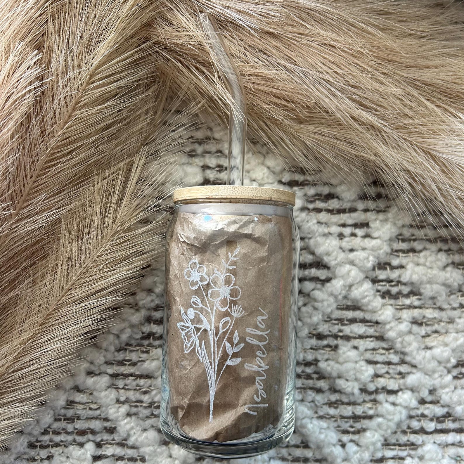 Personalized Birth Flower Birthday Gift Box for Mom Sister Best Friend ...