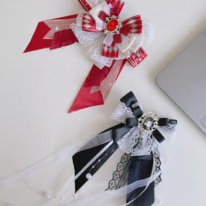 Red Lace Bow, Kpop Lightsticks, Lightstick Bows, Kpop Lightstick ...