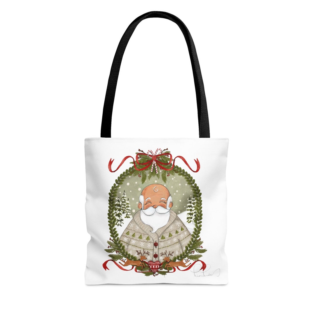 Tote Bag 2023 KB Santa keep Christmas in Your Heart - Etsy