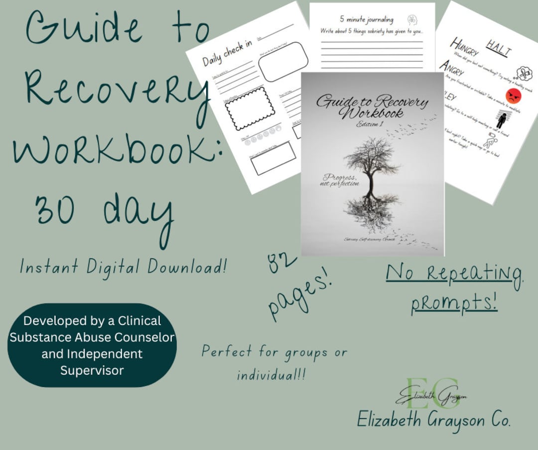 30-day Addiction Recovery Workbook: Counseling & Relapse Prevention ...