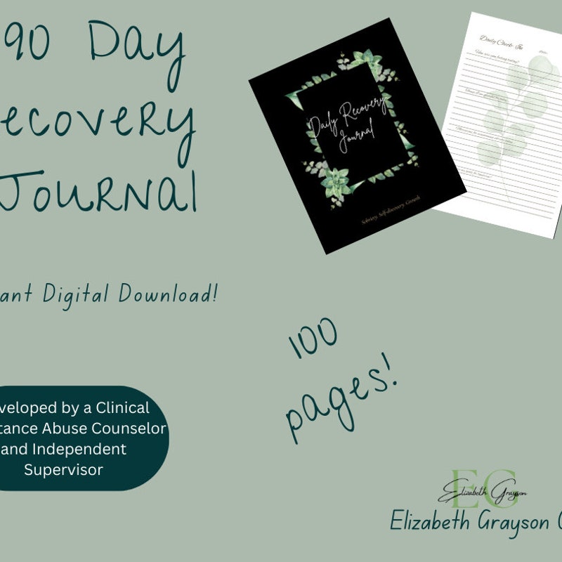 Recovery Journal - Etsy