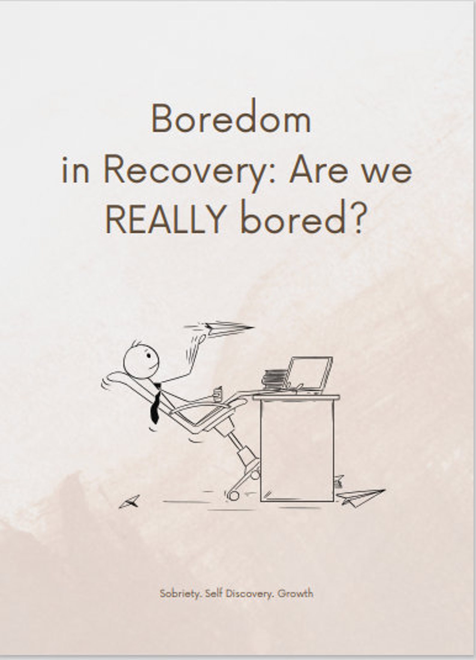 Boredom in Recovery Therapy Handout (digital Download) - Etsy