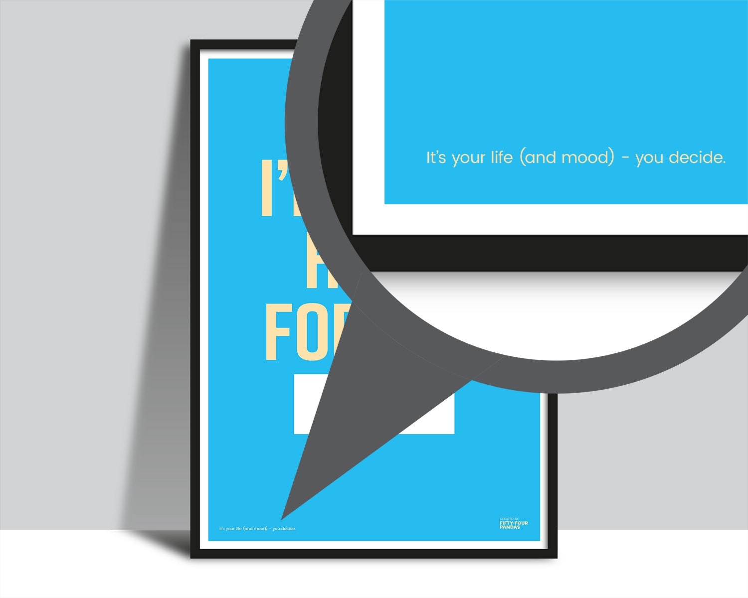 Bold Type Printable Graphic Design Poster, Smart Naughty Funny ...