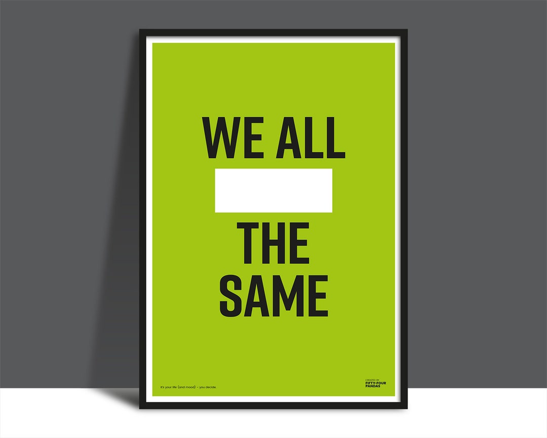 Printable Bold Type Design, Irreverent Witty Naughty Typography Graphic ...