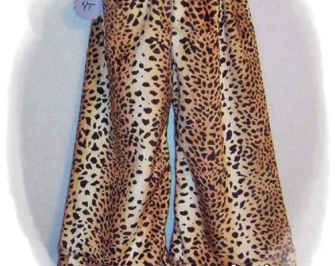 Minky Pants Cheetah Print Ready to Ship Size 4T - Etsy