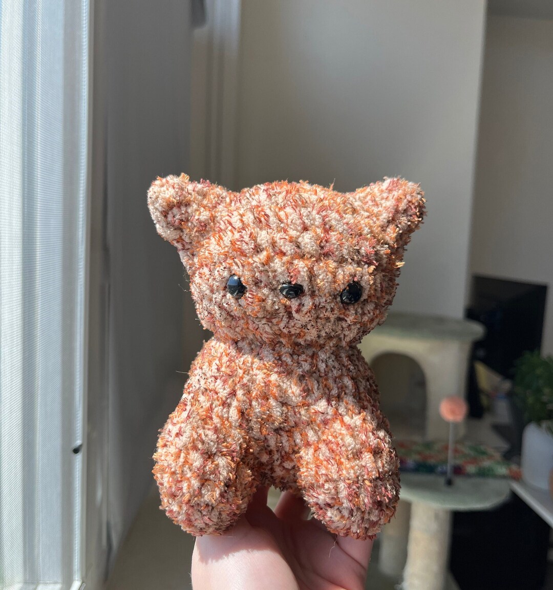 Crochet Standing Cat Plushie - Etsy