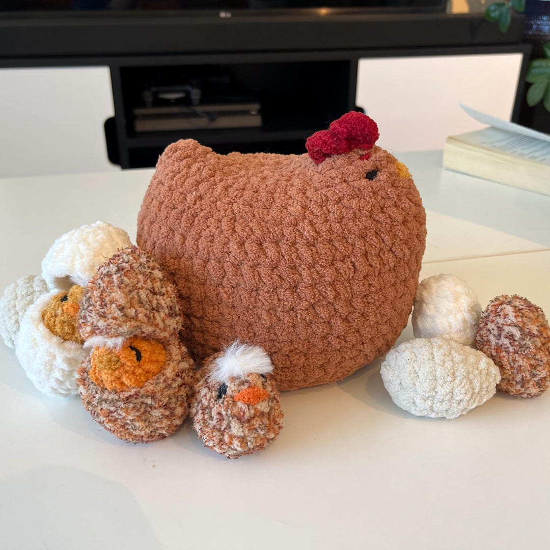 Crochet Chicken Play Set - Etsy