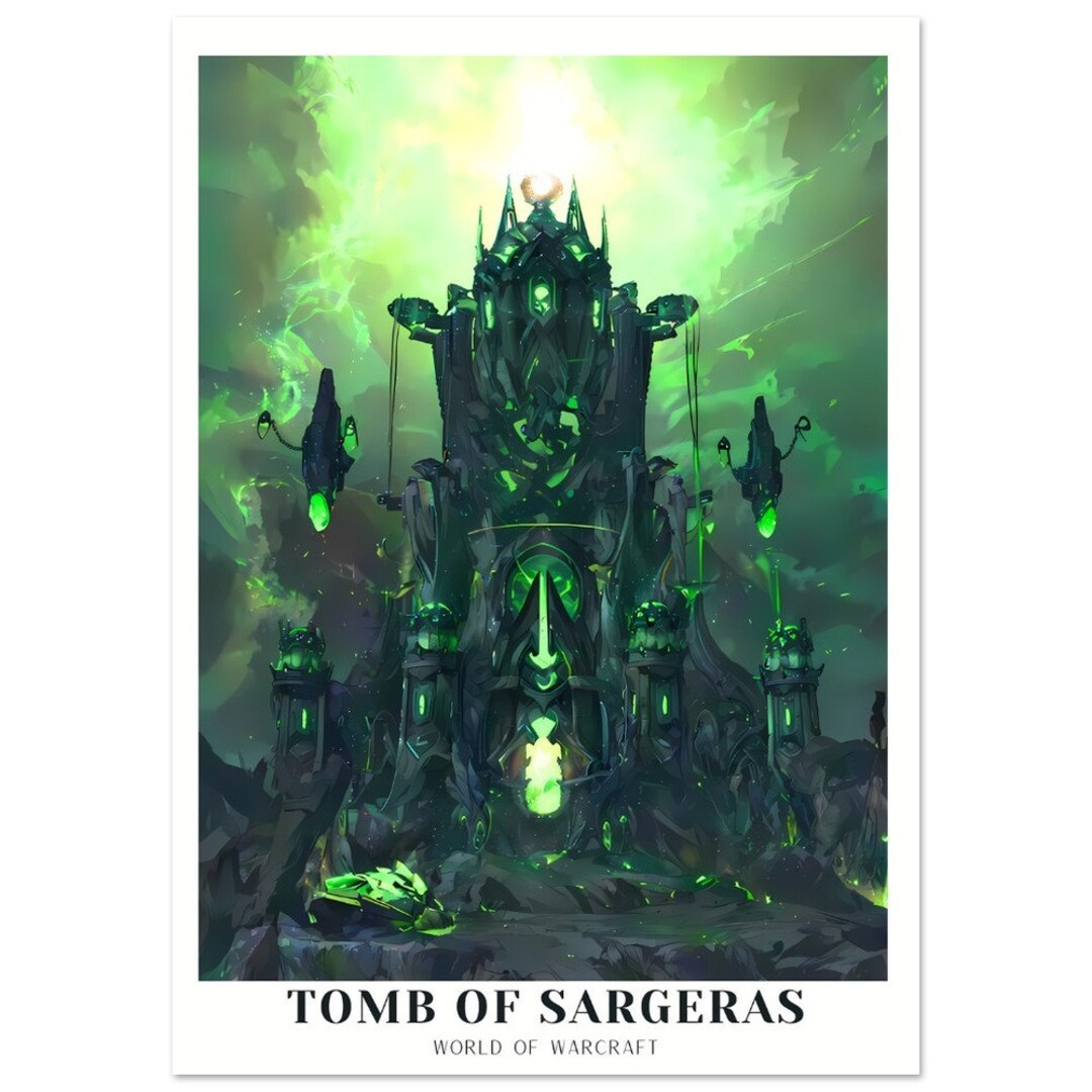 Poster, Poster, Tomb of Sargeras, World of Warcraft, Wow, Wall Art ...