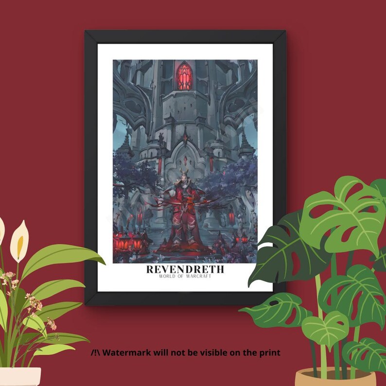Poster, Poster, Revendreth, World of Warcraft, Wow, Wall Art, Digital ...