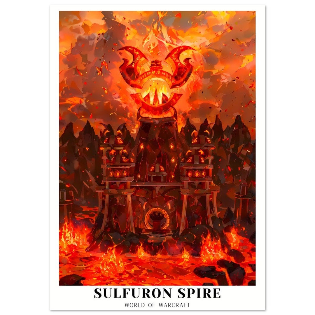 Poster, Poster, Sulfuron Spire, World of Warcraft, Wow, Wall Art ...