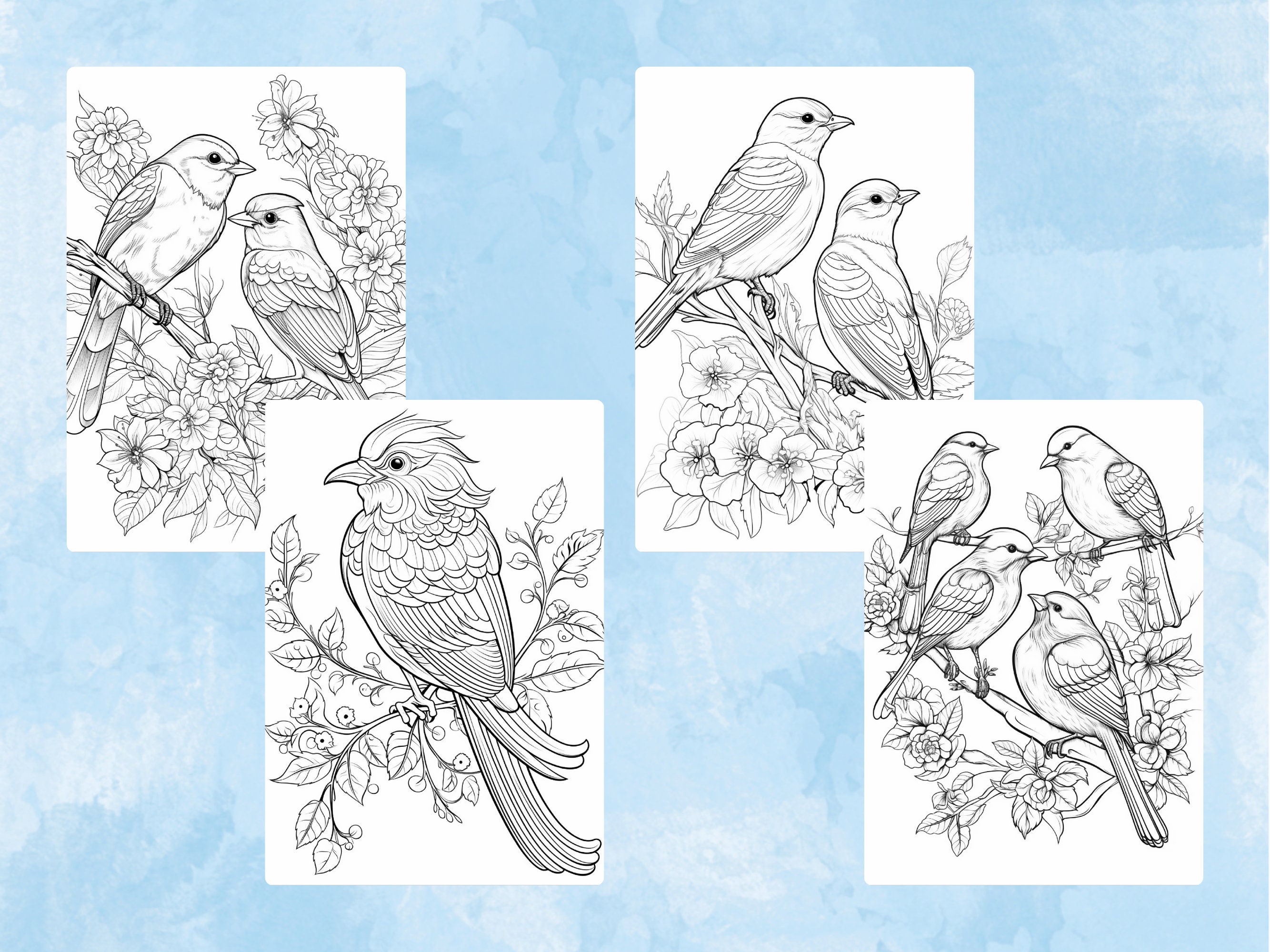 30 Bird Coloring Pages Adult and Kids Coloring Pages Printable Coloring ...