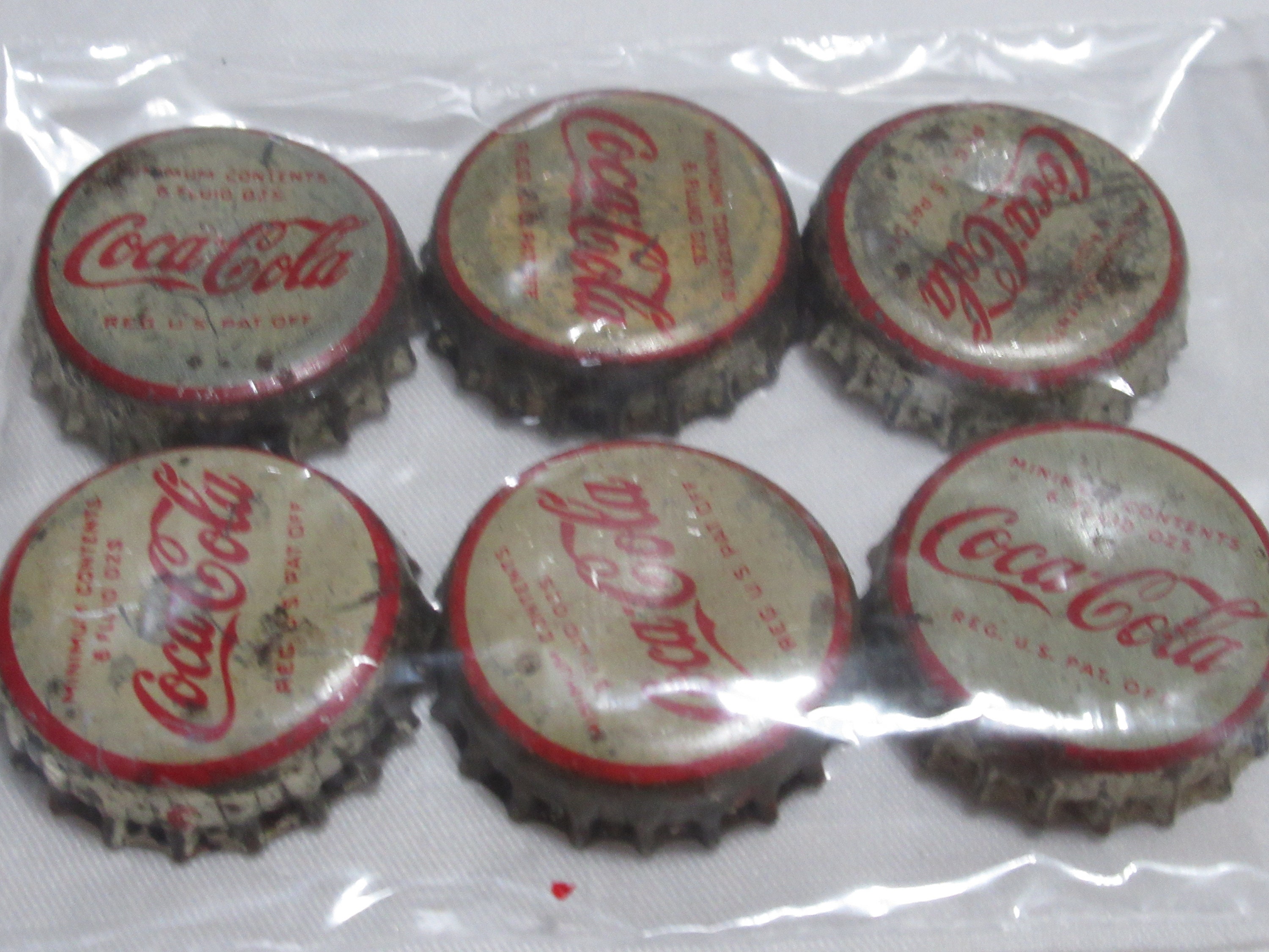 Tapas de botellas de Coca-Cola vintage, tapas de Coca Cola, tapas de ...