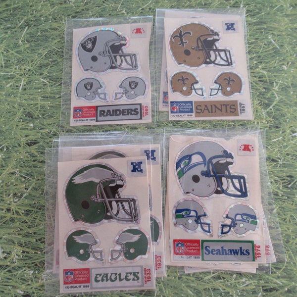 Nfl Team Stickers - Etsy