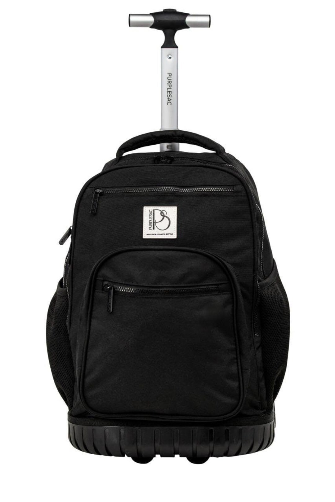 Black Rolling Trolley Backpack by Purplesac - Etsy