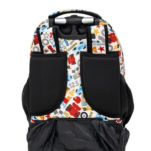 Rolling Trolley Backpack & Lunch Bag COMBO (racing Car) by Purplesac - Etsy