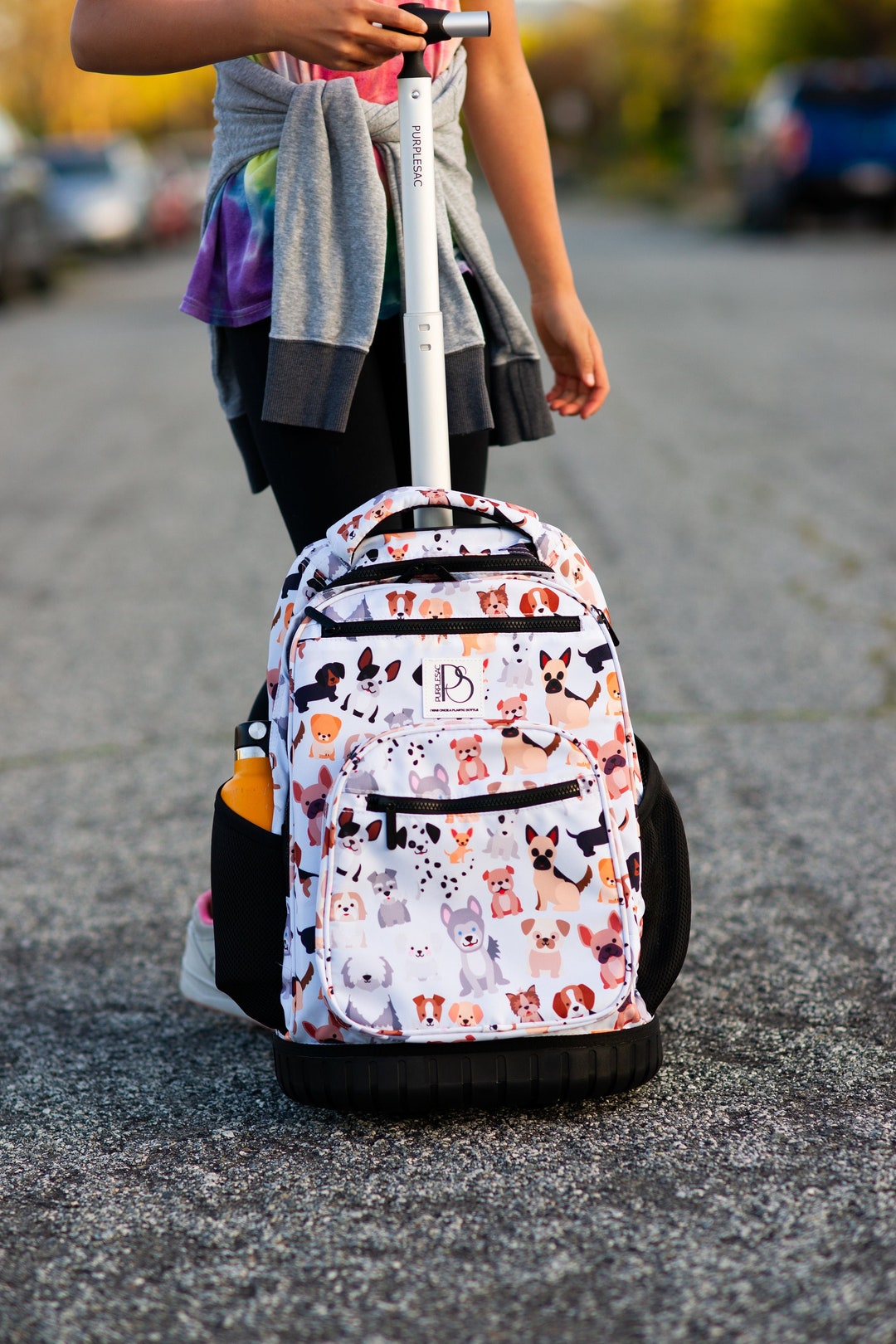 Rolling Trolley Backpack 38 Liters puppy by Purplesac - Etsy