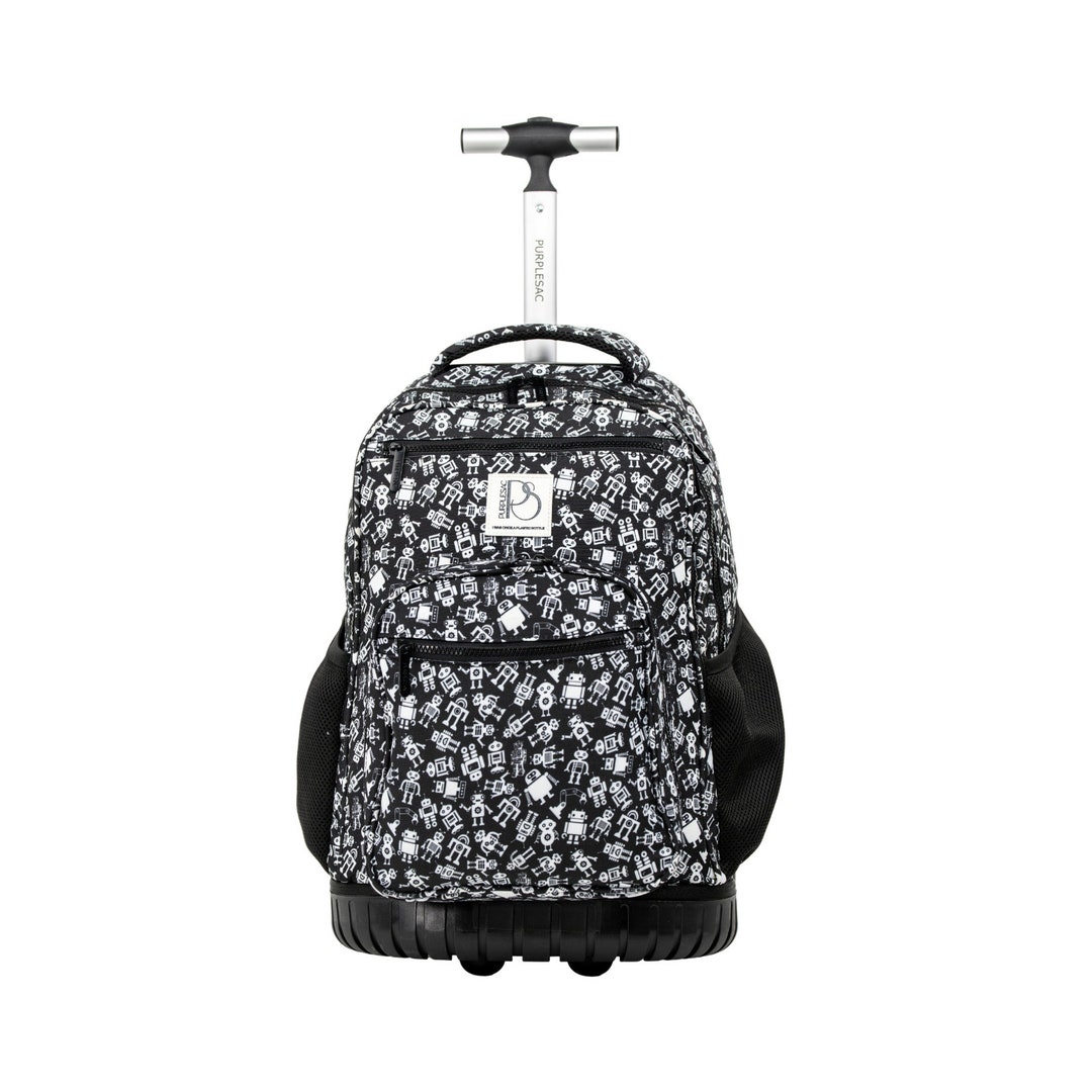 Rolling Trolley Backpack 38 Liters (robot) by Purplesac - Etsy