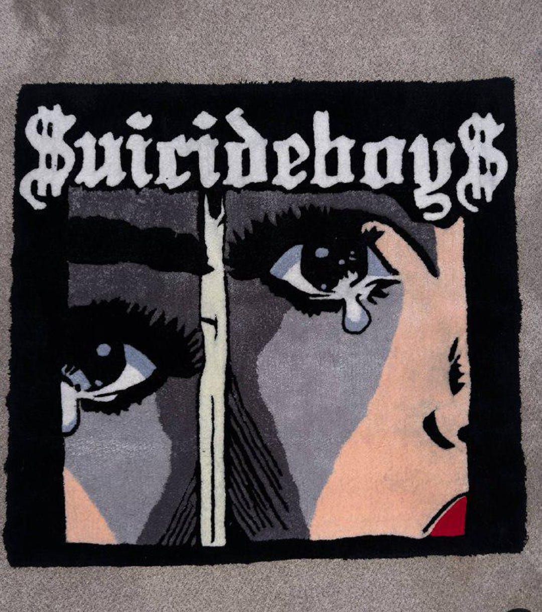 Suicideboys G59 Tufting Rug | Ruby | Scrim | Handmade Rugs | Custom Rug ...