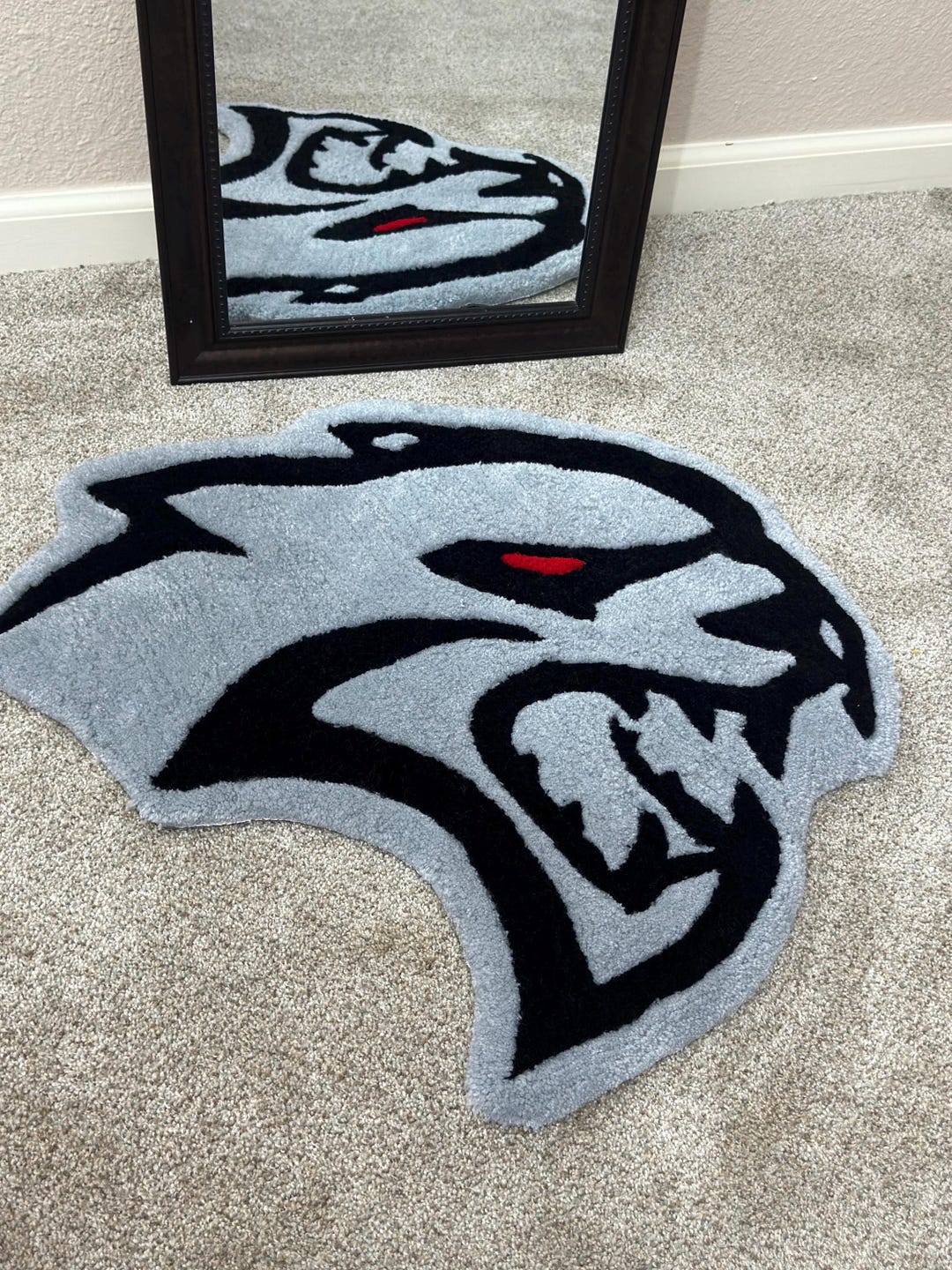 Hellcat Tufting Rug | Handmade | Custom Rug | Very Softy and Cute ...