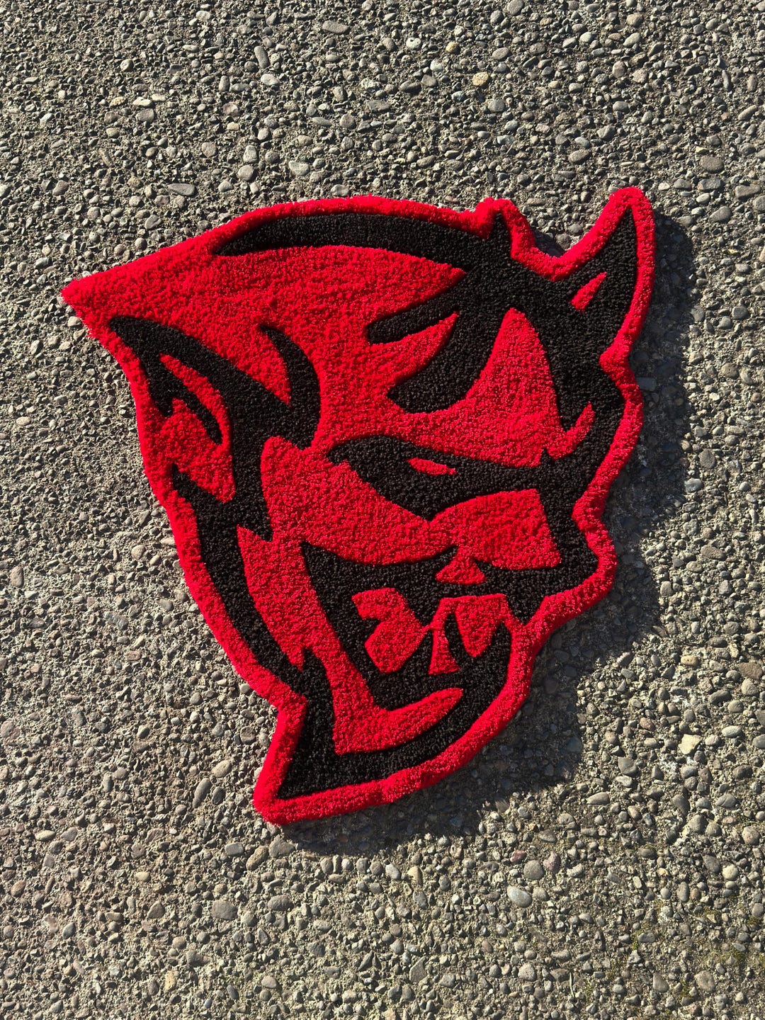Demon Dodge SRT Tufting Rug | Handmade | Custom Rug | Very Softy ...