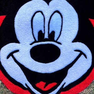 Mickeymouse Tufting Rug | Handmade | Custom Rug | Very Softy and Cute ...