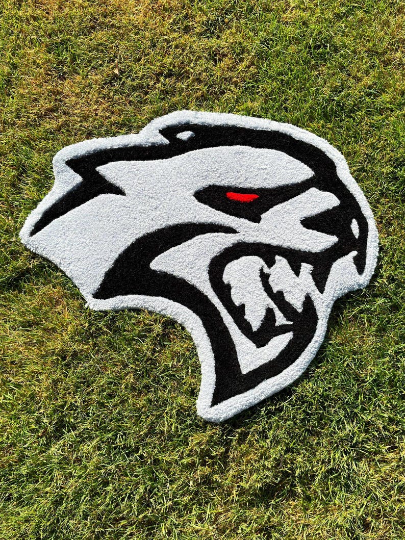 Hellcat Tufting Rug | Handmade | Custom Rug | Very Softy and Cute ...