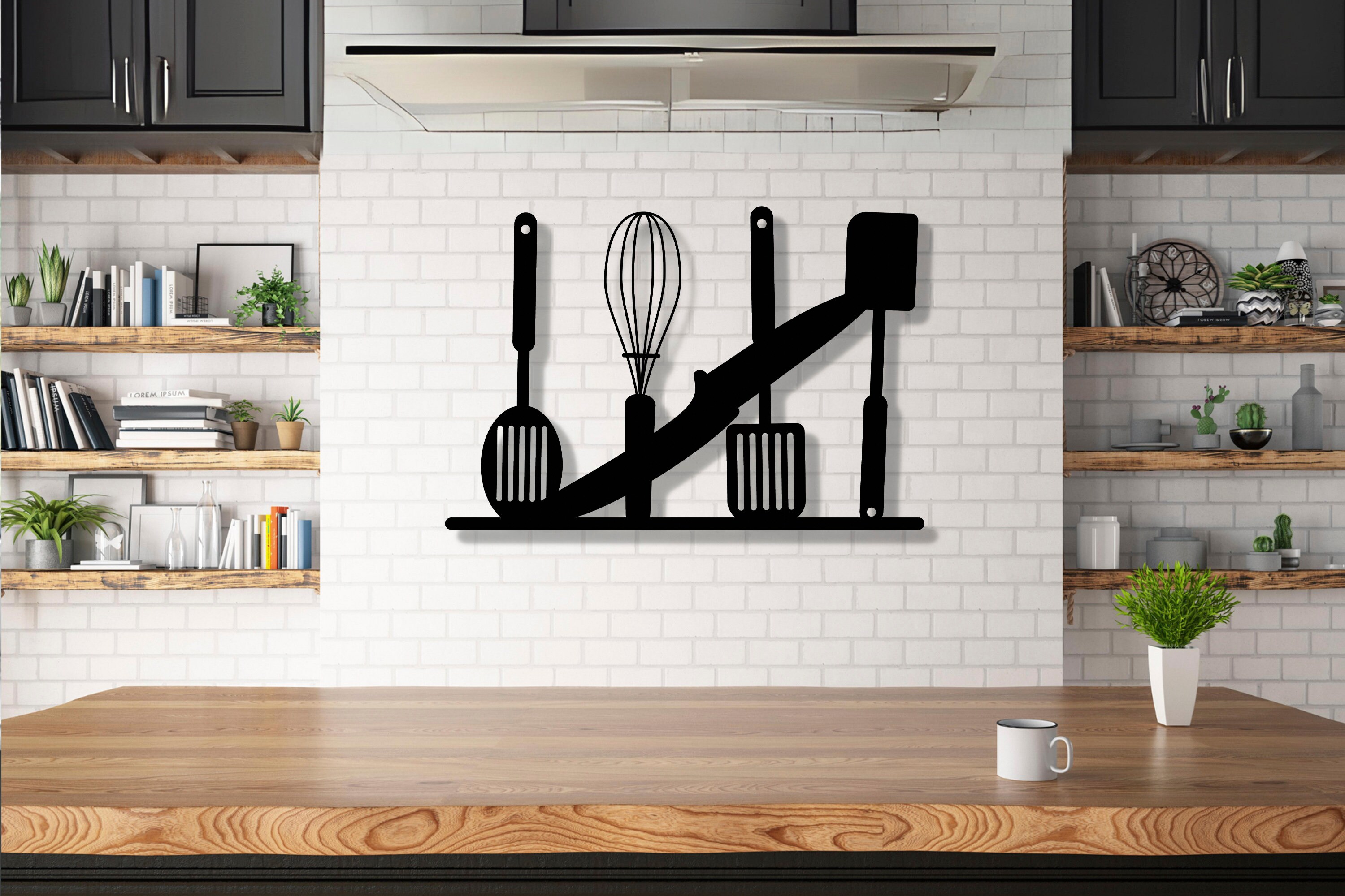 Metal Kitchen Sign Decor, Kitchen Wall Decor, Kitchen Wall Art, Kitchen ...