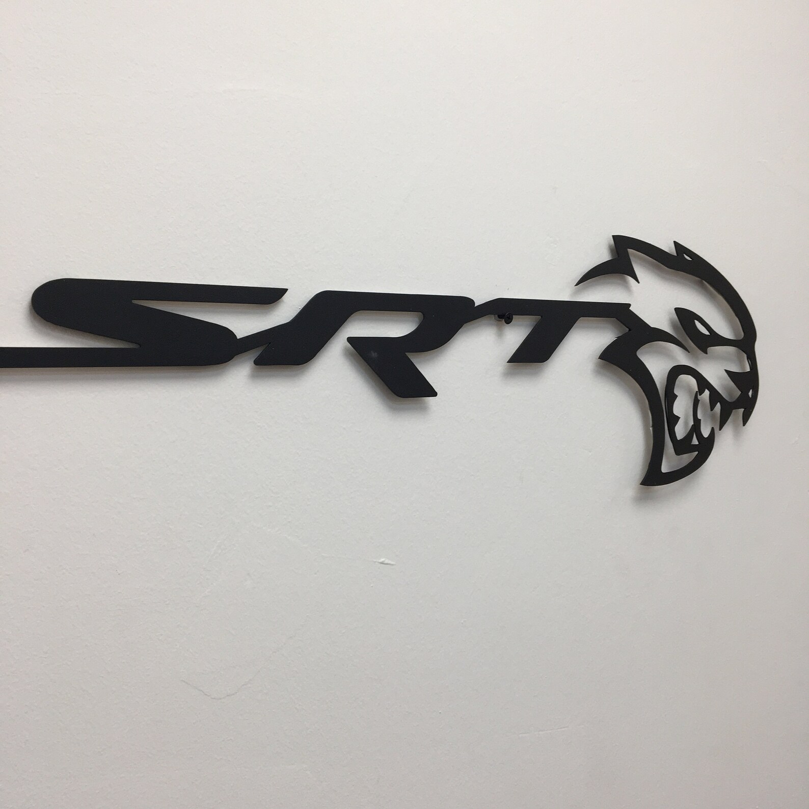 Lighted Dodge HELLCAT SRT Metal Sign, SRT Hellcat, Dodge Challenger Led ...