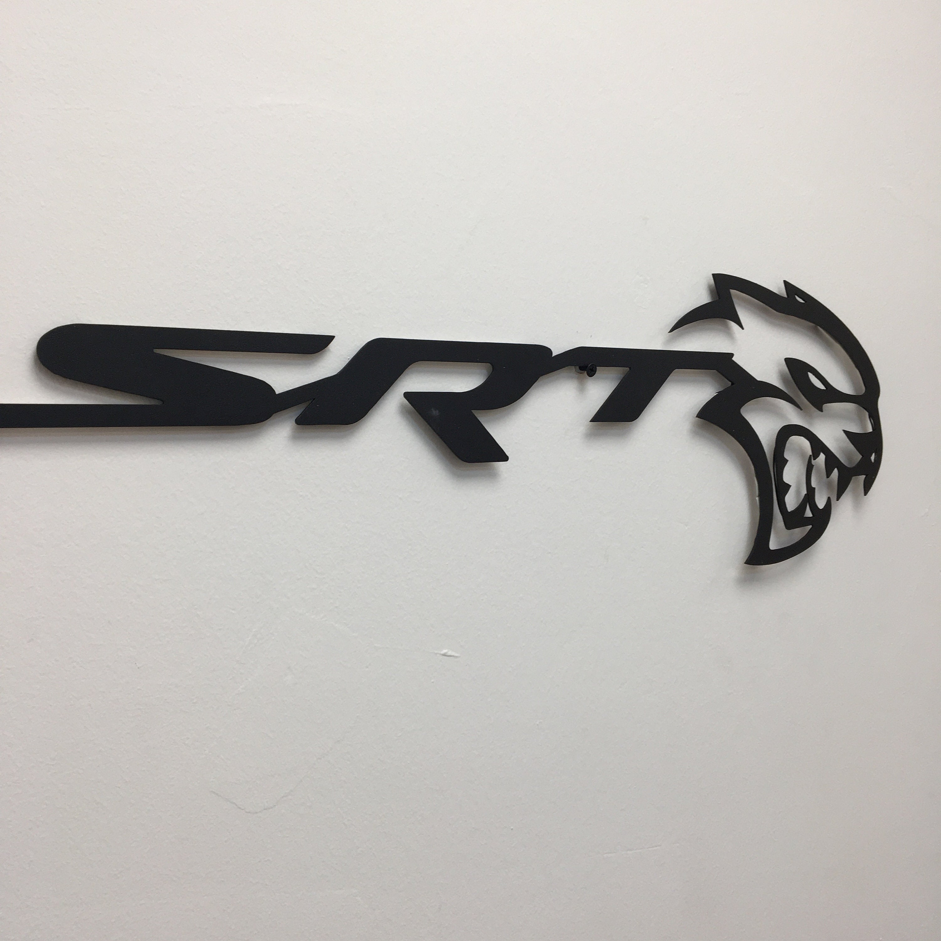 Lighted Dodge HELLCAT SRT Metal Sign, SRT Hellcat, Dodge Challenger Led ...