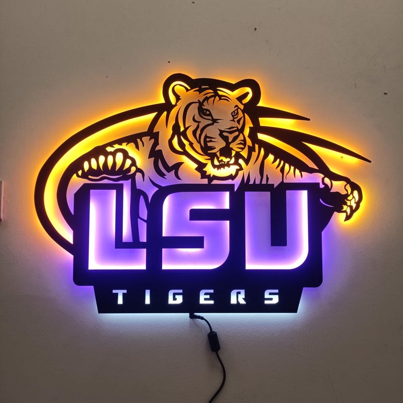 Lsu Football Home Decor - Etsy UK