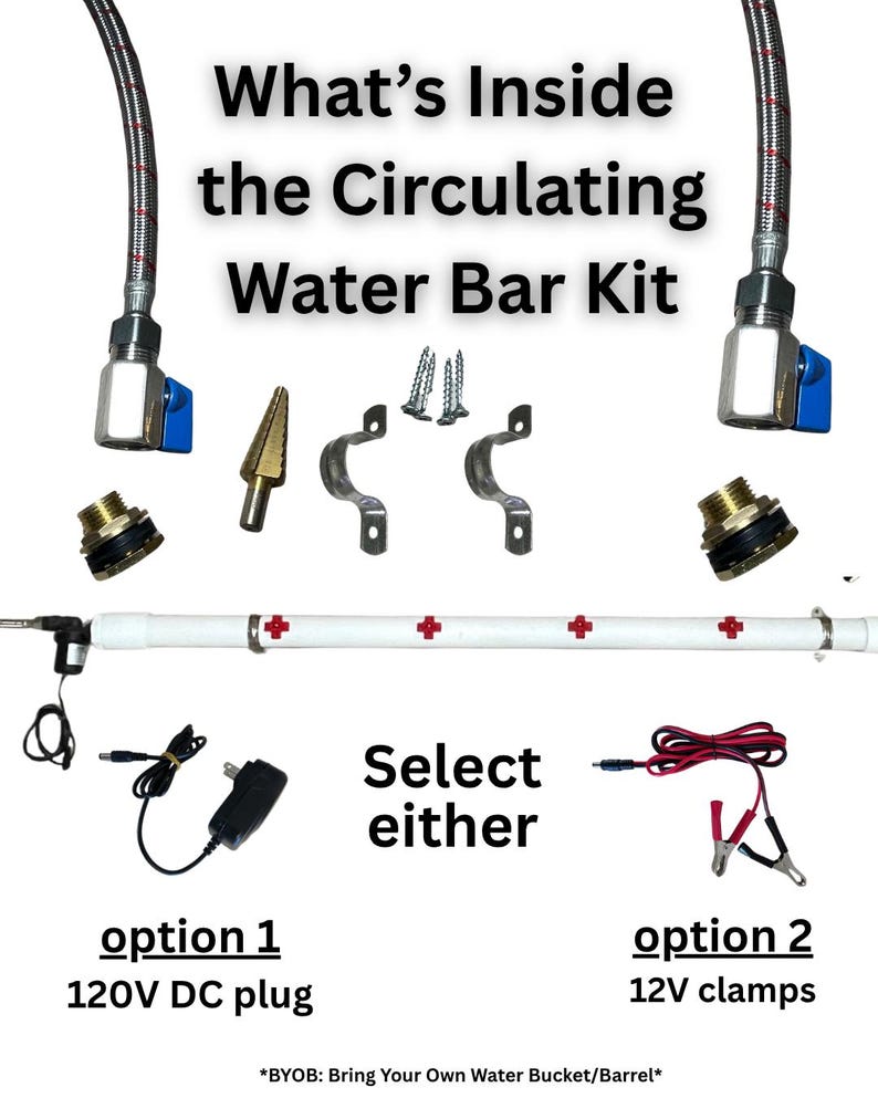 Circulating Automatic Water System Kit | Clean Chicken Waterer | Freeze ...
