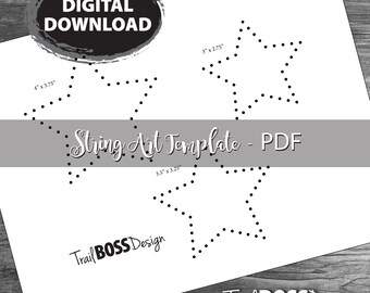 Cross String Art Template - Etsy Canada