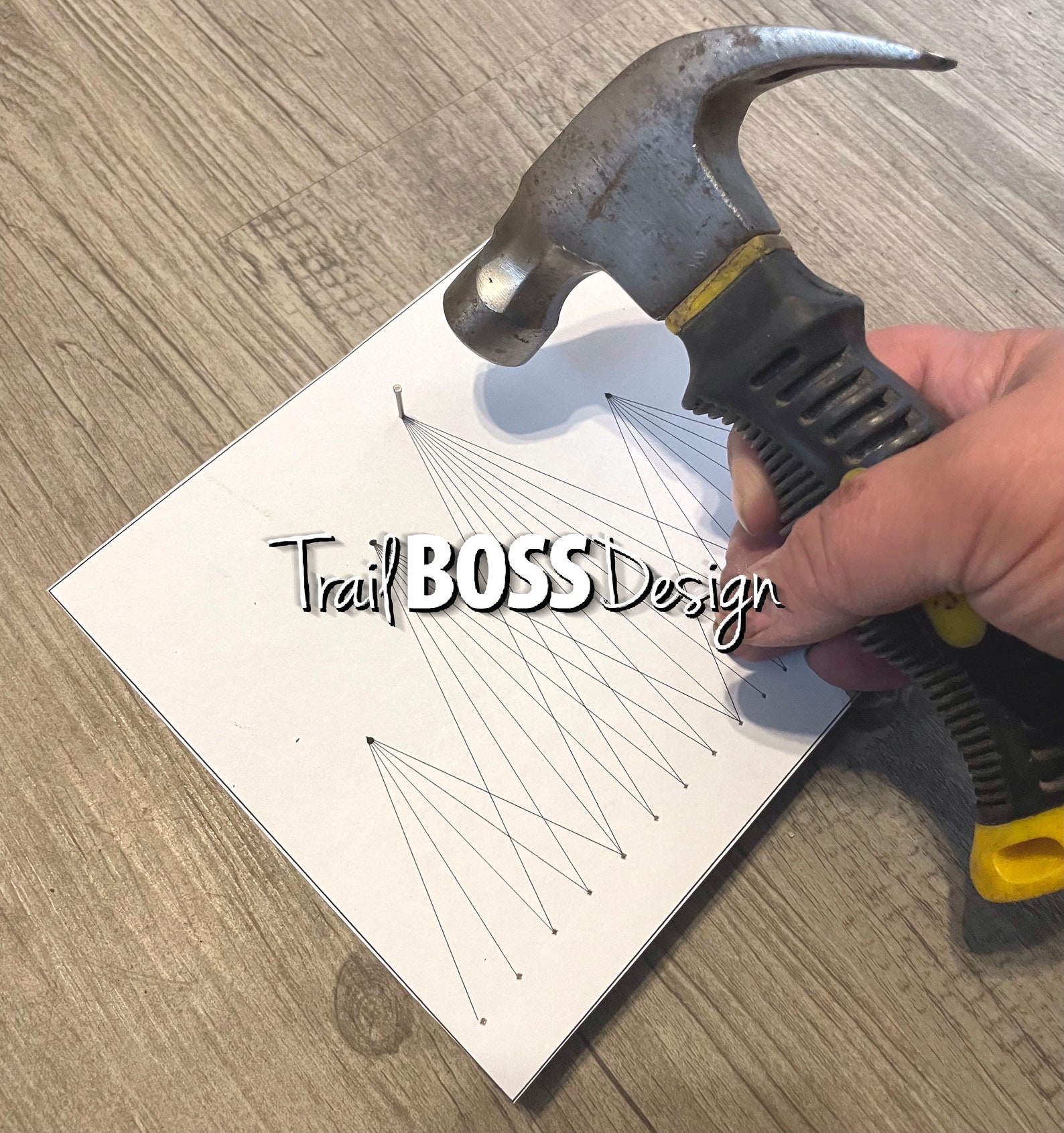 Printable String Art Mountain Template, Instant Download, Mountain ...