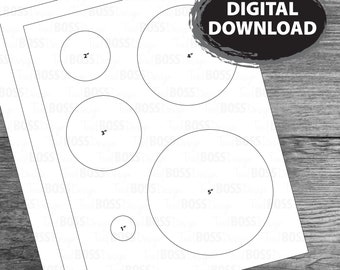 Quick and Simple Printable Heart Template, Instant Download, Heart ...