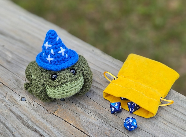 Pre-order Wizard Frog Companion Crochet Plush (won't Ship Before Jan 15 ...