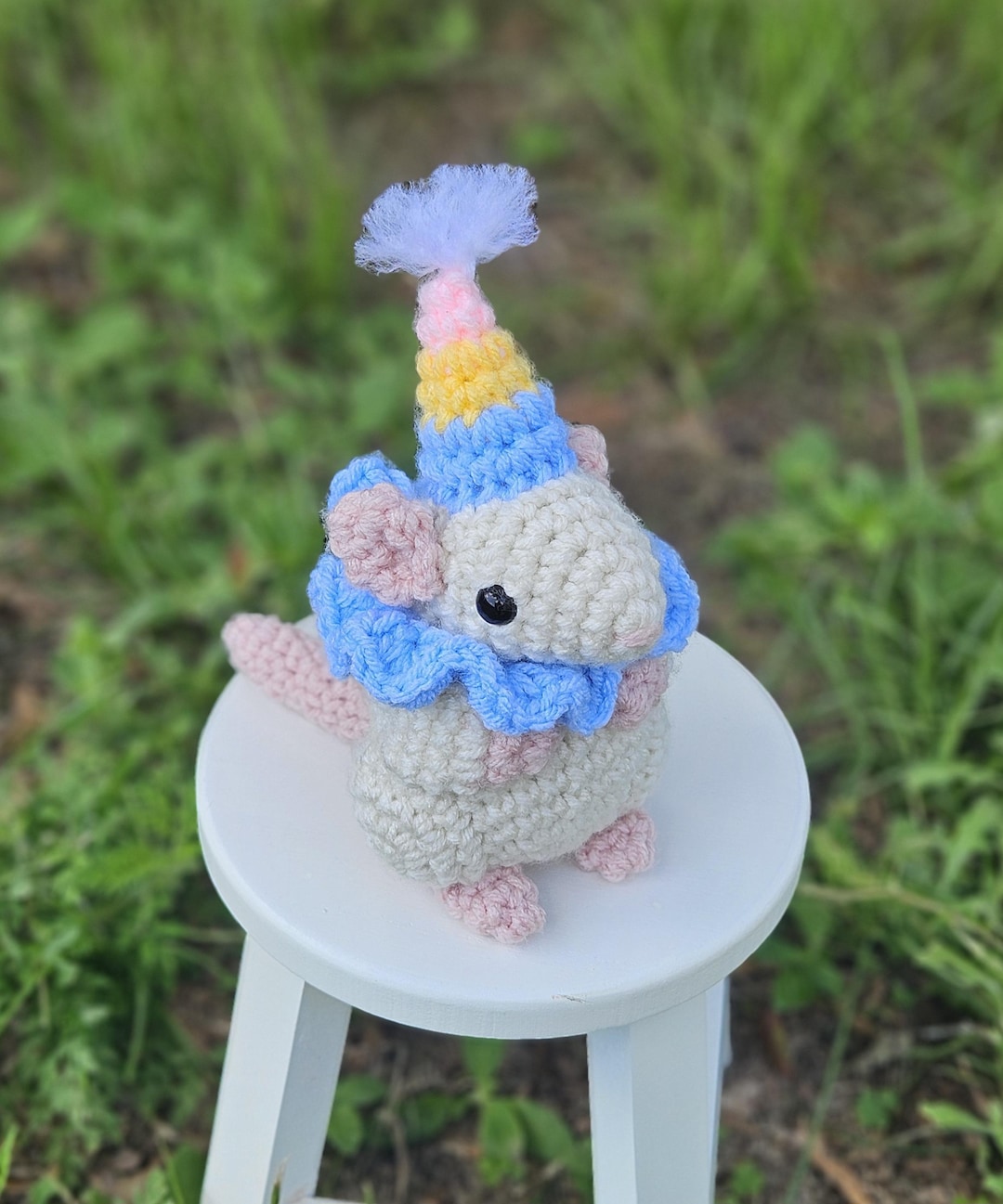 Clown Rat Crochet Plush - Etsy