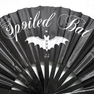 Spoiled Bat Large Gothic Hand Fan Home Wall Decor Human Art Original ...