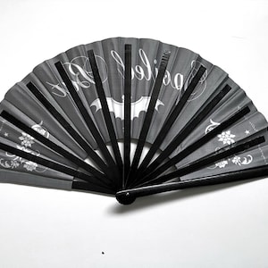 13" Large Spoiled Bat Gothic Hand Fan Home Wall Decor Human Art ...