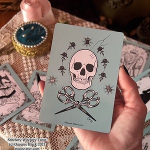 Art Tarot Deck Stitchery Witchery Sewing Victorian Inspired Oringal ...