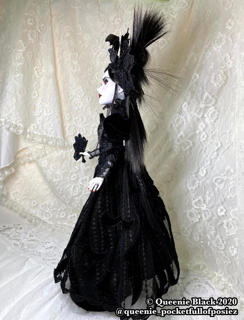 Handmade OOAK Victorian Vampire Doll 2 Art Piece 100% Human Made Art - Etsy