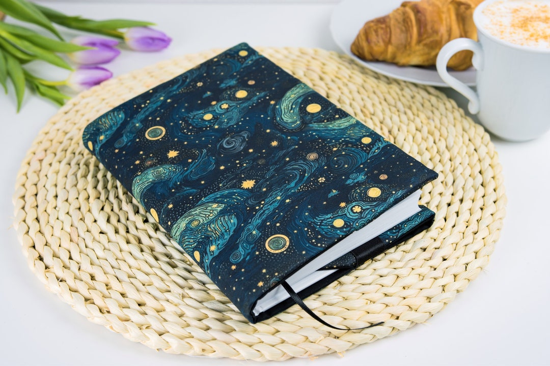 Adjustable Book Cover - Fabric Dust Jacket - Book Sleeve - Bookcase - Etsy