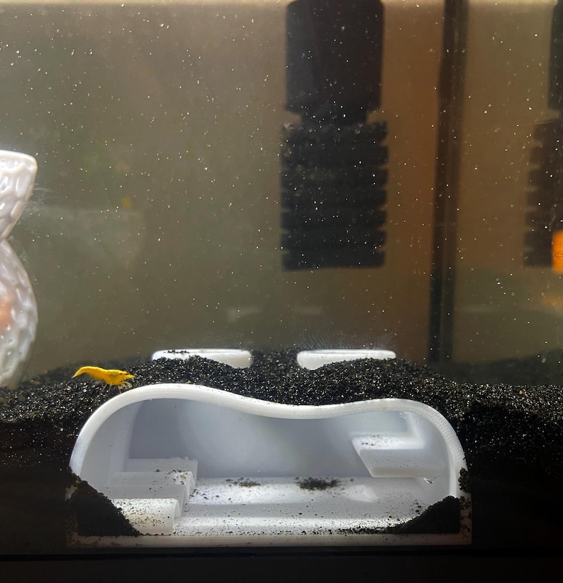 Shrimp Condo Aquarium Cave STL File – 3D Print Hide Modern Aquascape ...
