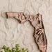 Florida Map Layered SVG | Coastal State Laser Cut Wall Decor | 3D Beach ...