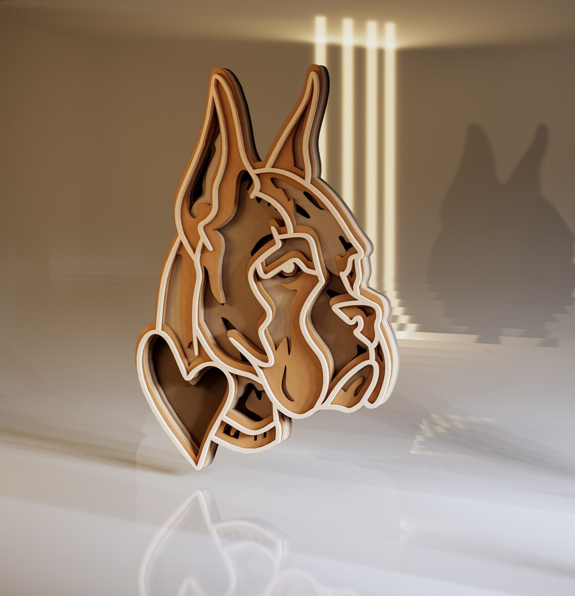 French Bulldog Layered SVG, Laser Ready Template, Dog CNC Files ...