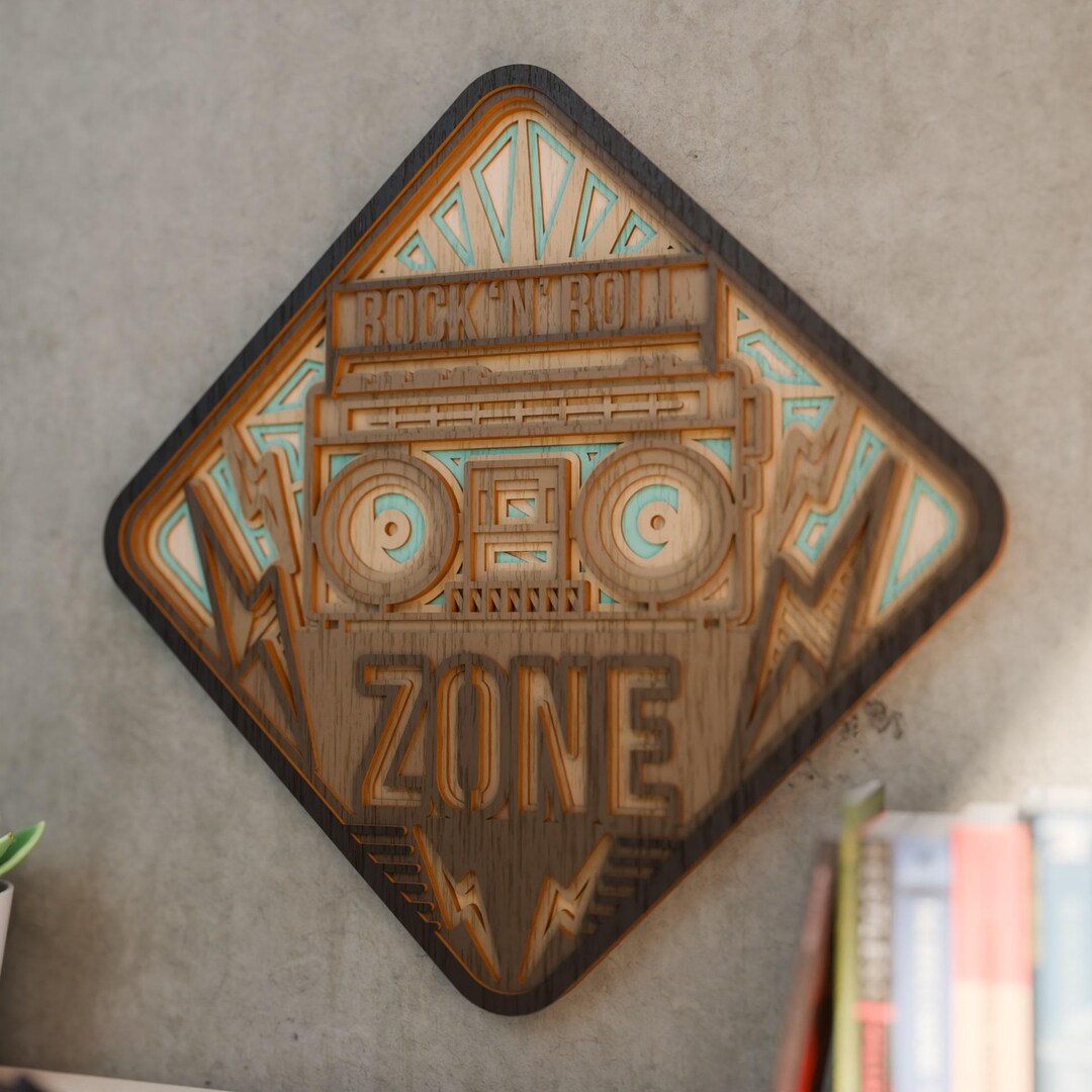 Cassette Tape SVG | 3D Laser Cut Project | Rock N Roll Zone Art ...