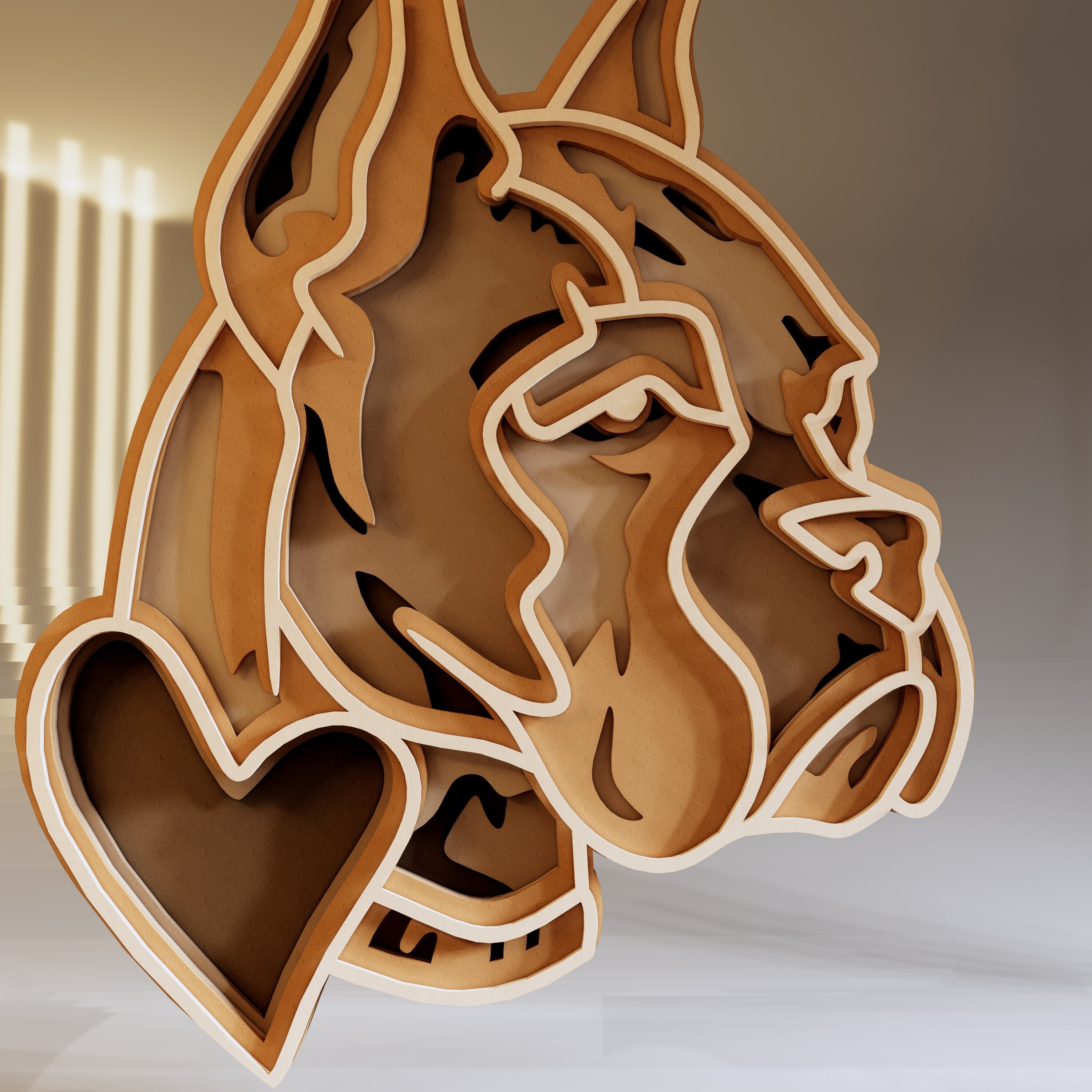 French Bulldog Layered SVG, Laser Ready Template, Dog CNC Files ...
