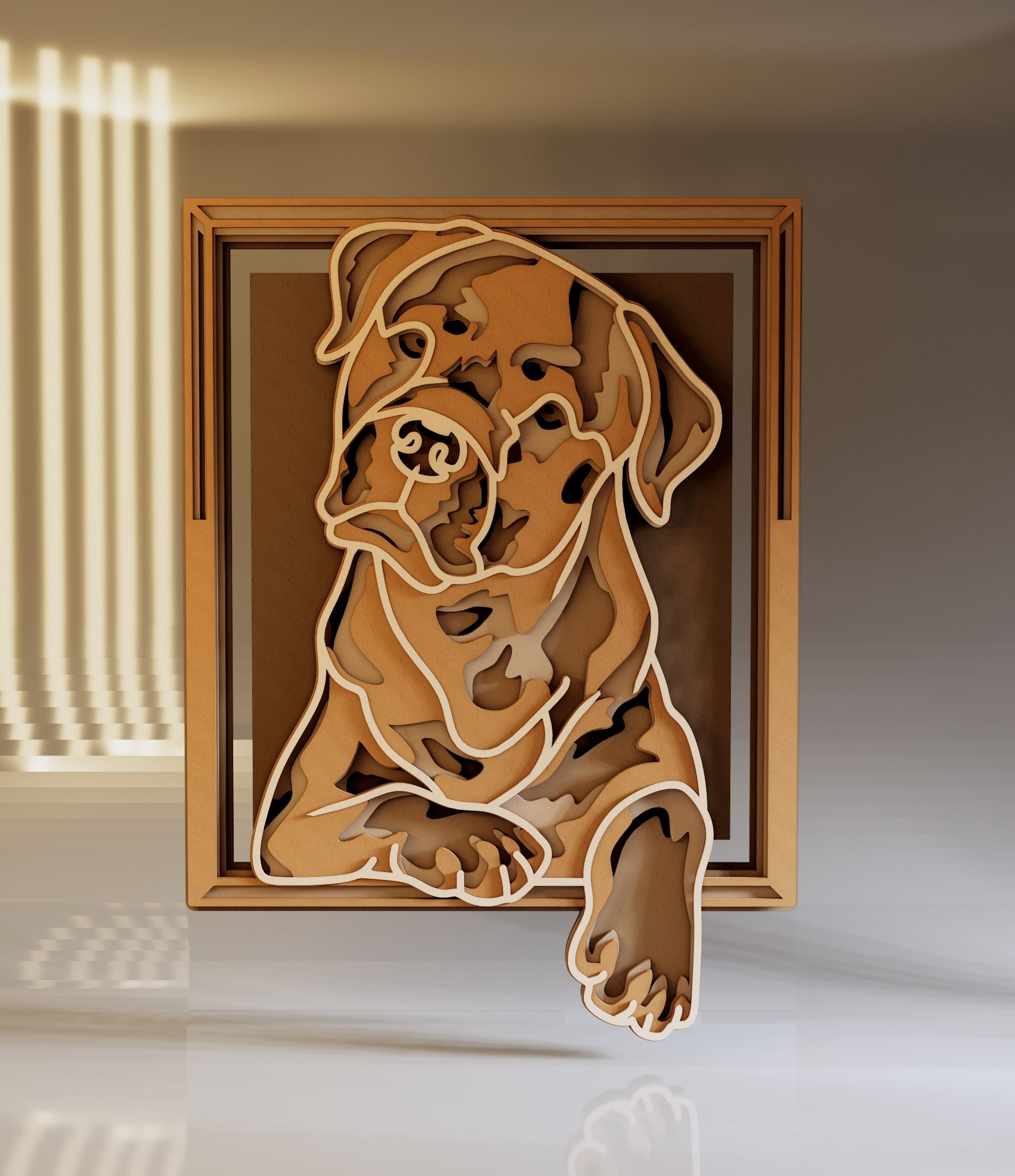 Cane Corso SVG, Peeking Dog SVG, Pet Vector, Laser Cut Templates ...