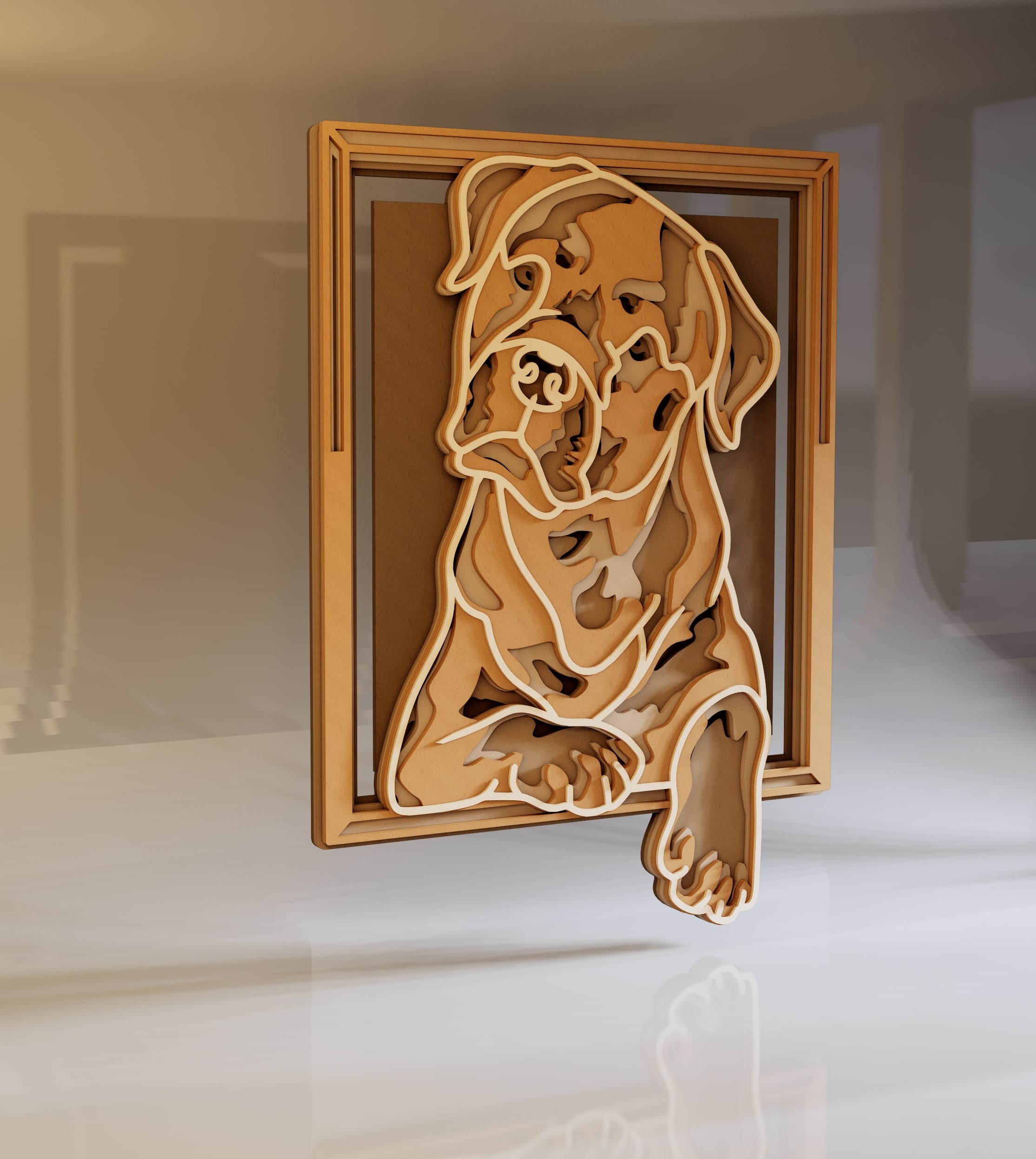 Cane Corso SVG, Peeking Dog SVG, Pet Vector, Laser Cut Templates ...