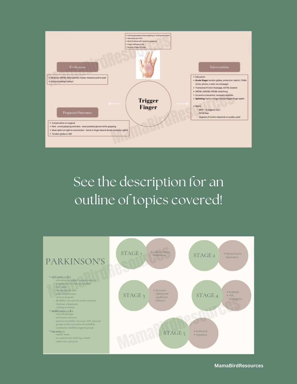 NBCOT Study Pack - Mind Maps; Occupational Therapy Board Exam Study ...