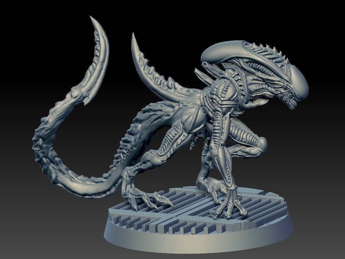 Alien Romulus Movie Statuette 3D Print File .STL - Etsy
